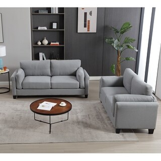 2 Piece Modern 2 3 Seater Sofa Set With Built in USB Type C Ports Bed Bath Beyond 40809787